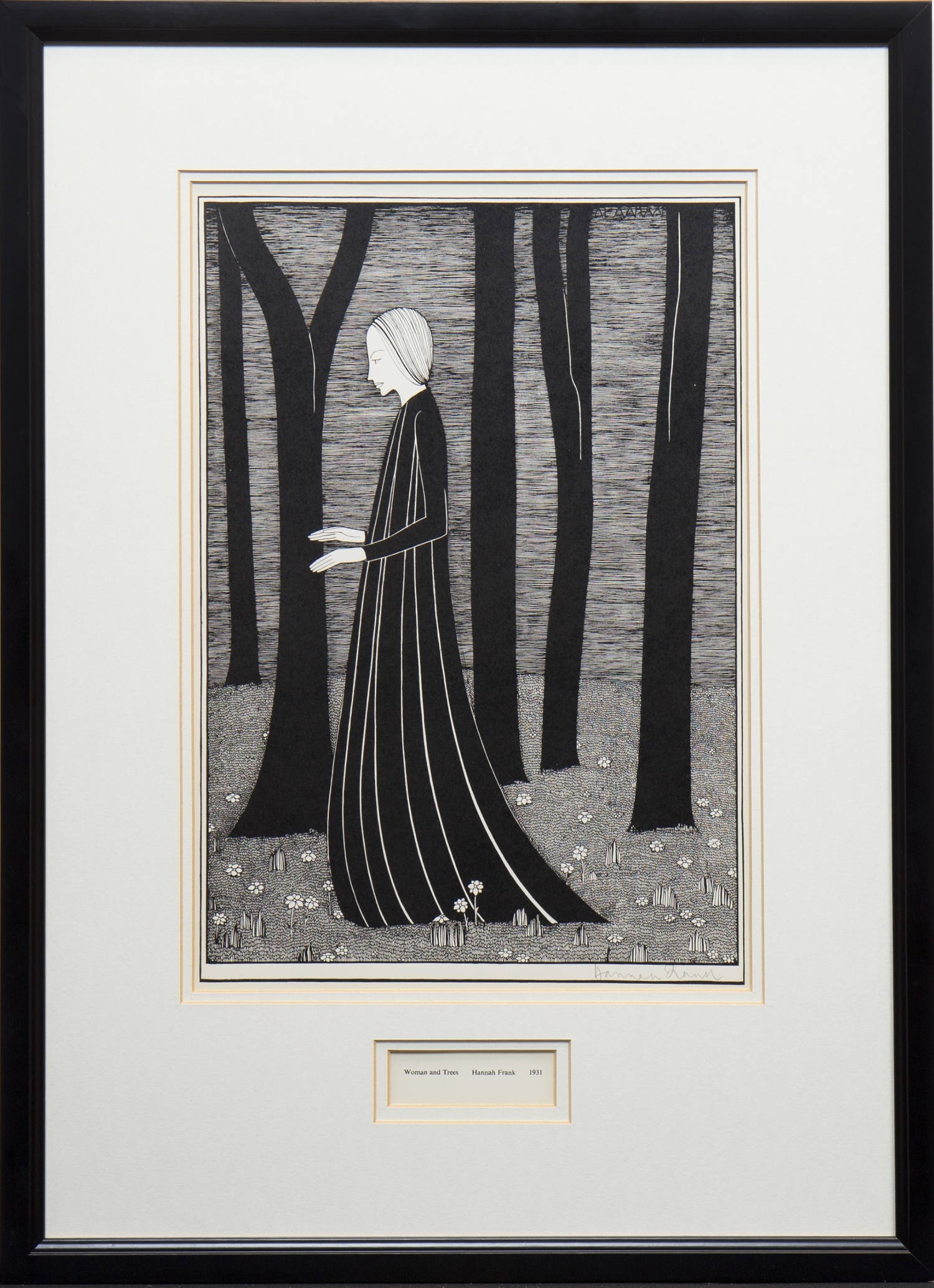 Hannah Frank | WOMAN AND TREES | MutualArt