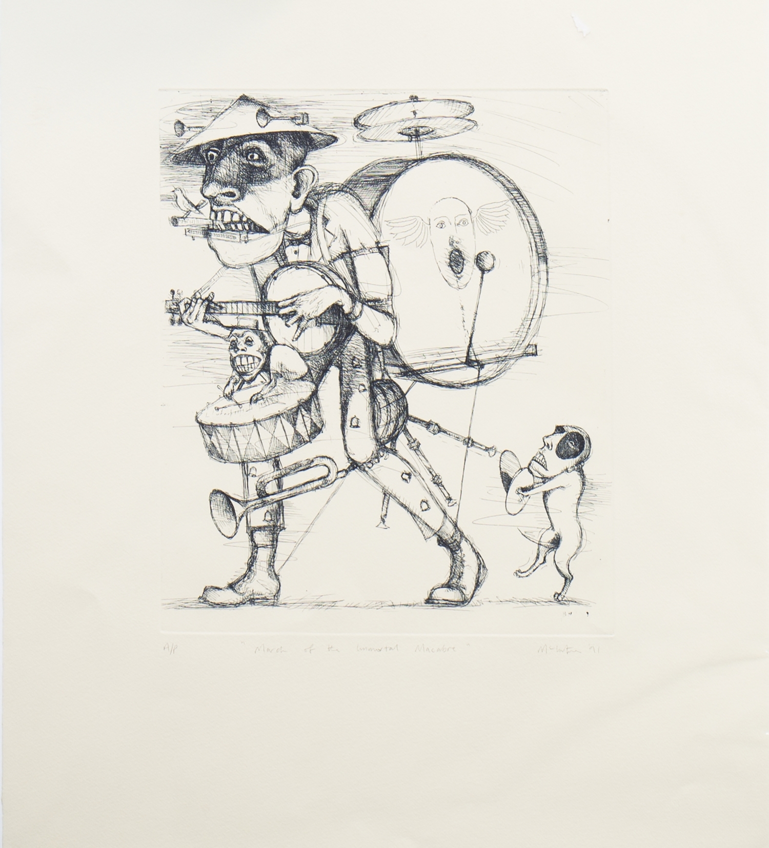 Keith McIntyre | MARCH OF THE IMMORTAL MACABRE (1991) | MutualArt