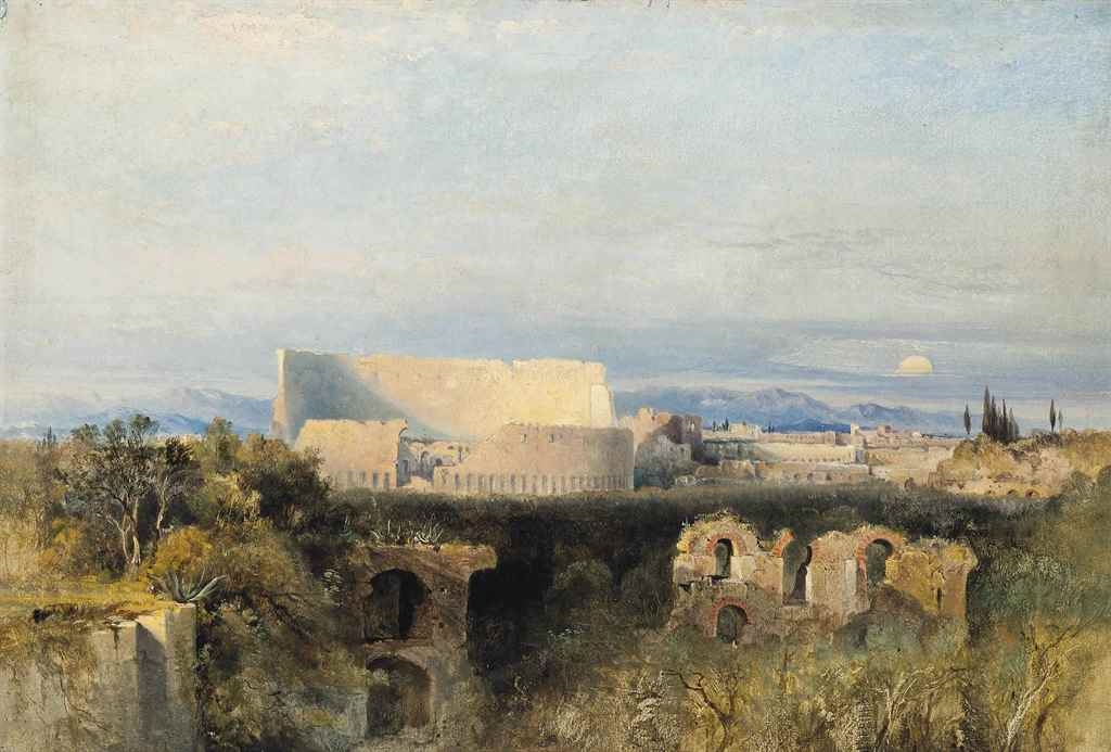 George Edwards Hering | The Colosseum from the Palace of the Caesars ...