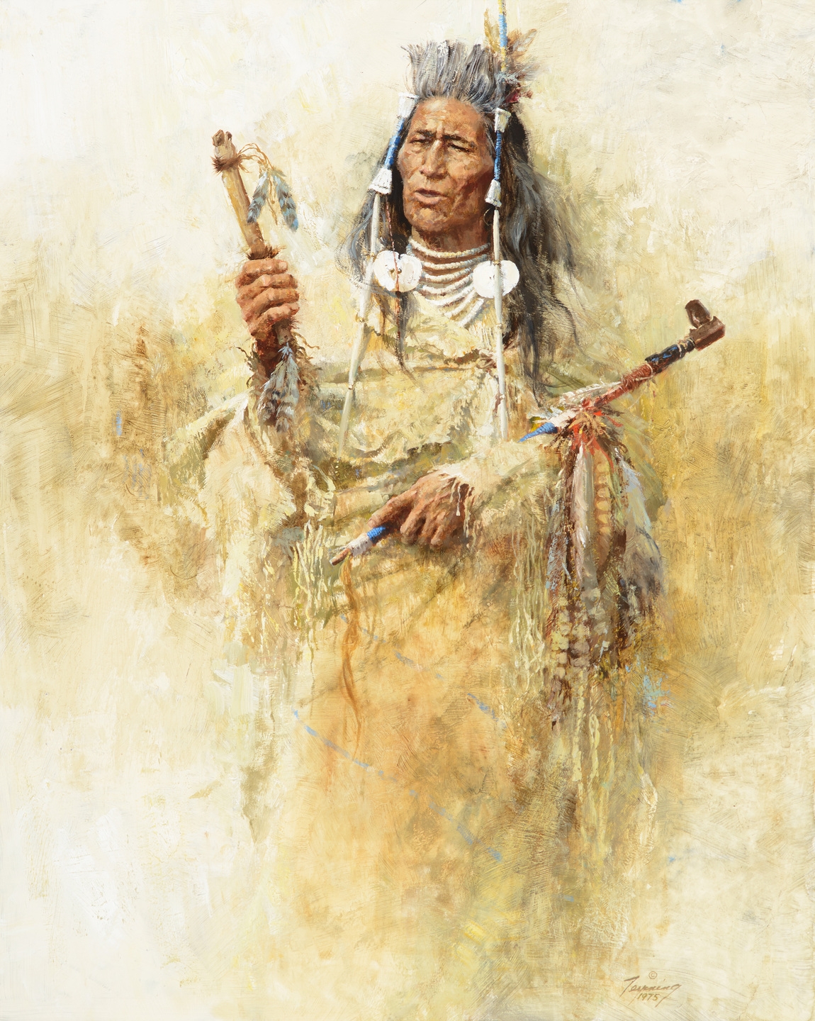Howard Terpning | Apache Band (1976) | MutualArt