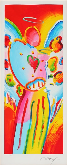 Peter Max | Angel with Heart | MutualArt