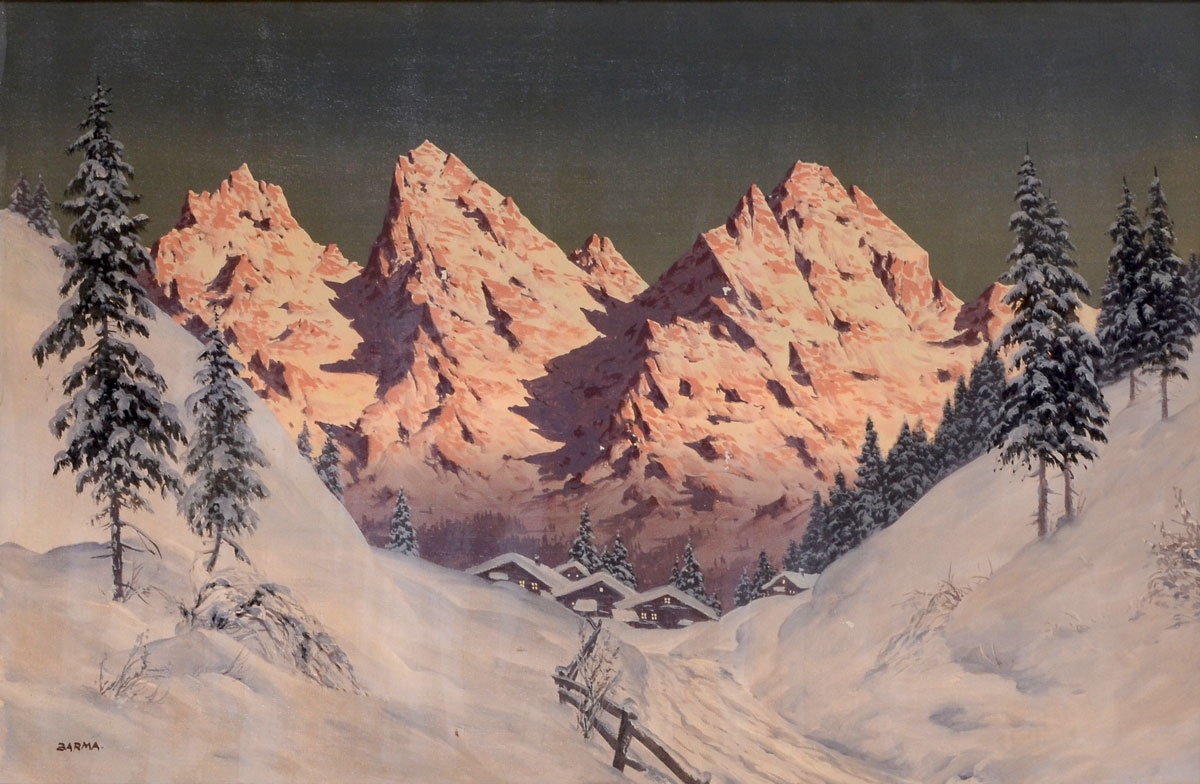 Hans S. Barma | Mountain Landscape | MutualArt