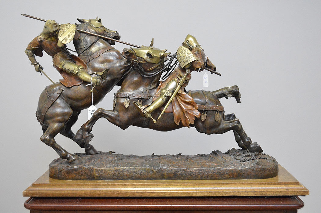 Daniel Joseph Bacqué | Knights Sculpture | MutualArt