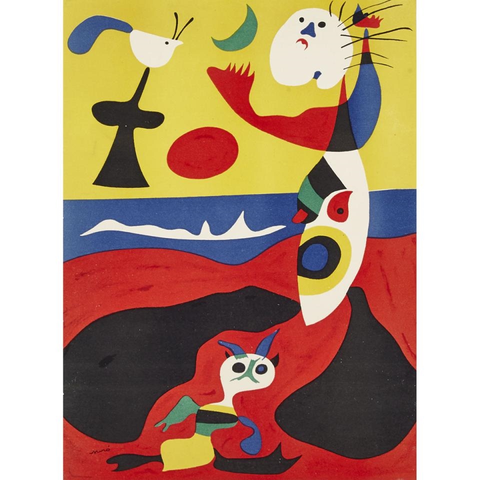 Joan Miró | SUMMER (L'ÉTÉ) (FROM VERVE VOL. 1, NO. 3) (1938) | MutualArt