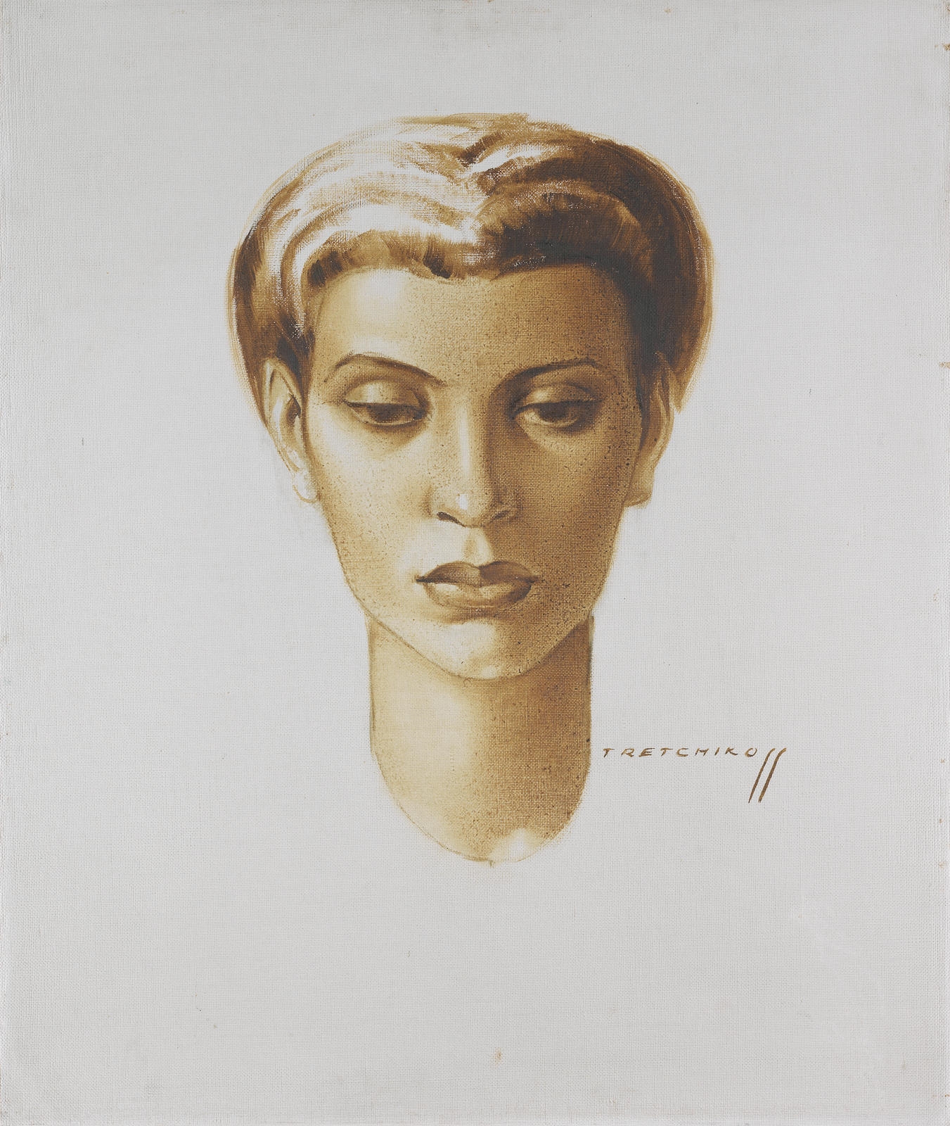 Vladimir Tretchikoff | Portrait of a young woman | MutualArt