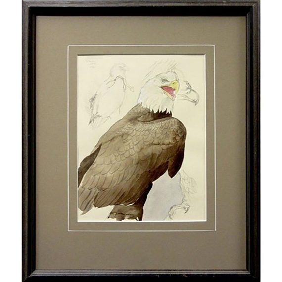 Glen Loates | Blad Eagle Sketches (1982) | MutualArt