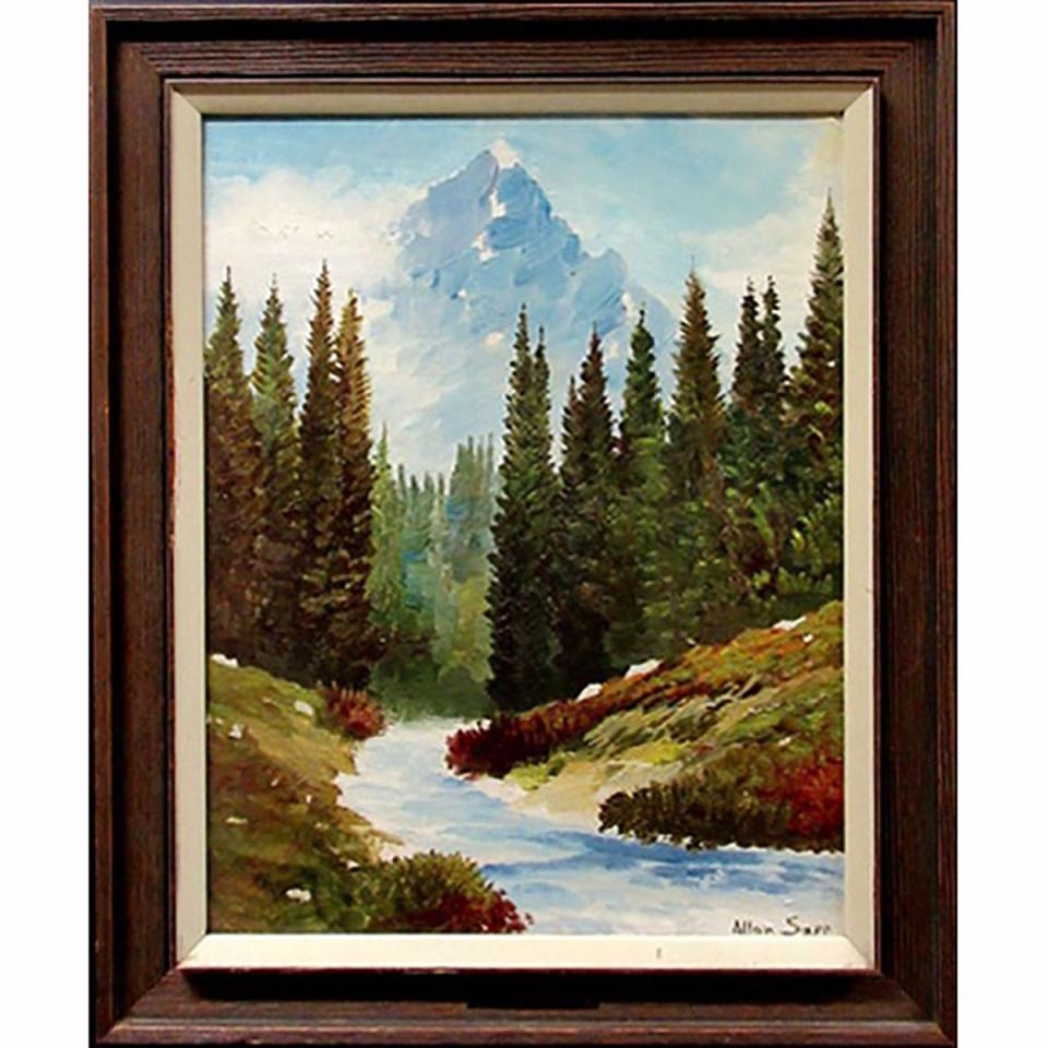 Allen Sapp | Untitled (Mountain Landsape) | MutualArt