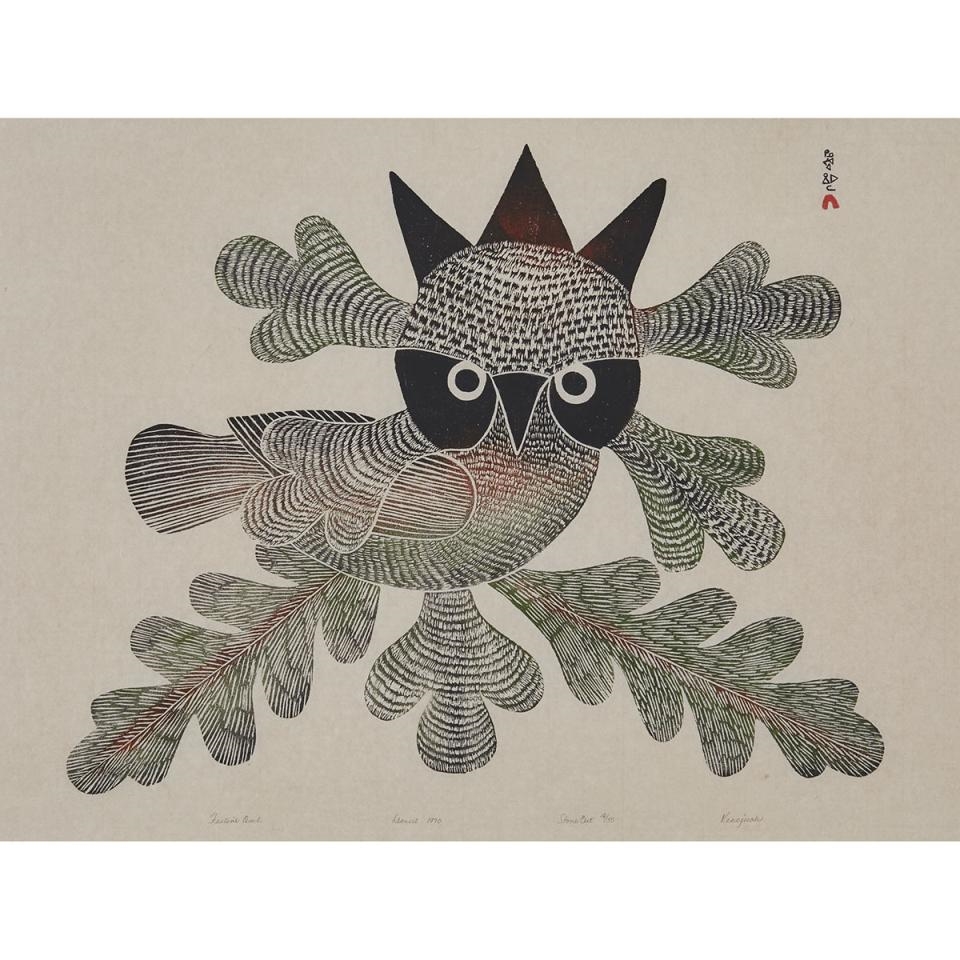 Kenojuak Ashevak | THE OWL (1969) | MutualArt