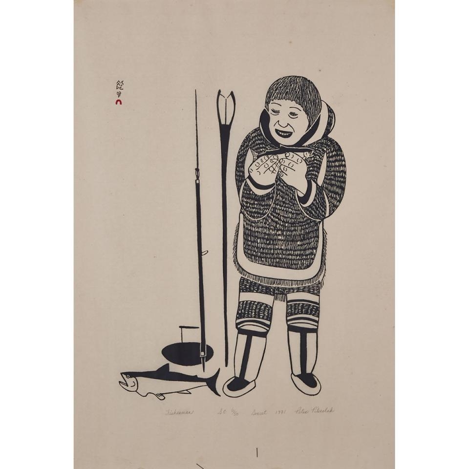 Peter Pitseolak | FISHERMAN (1971) | MutualArt