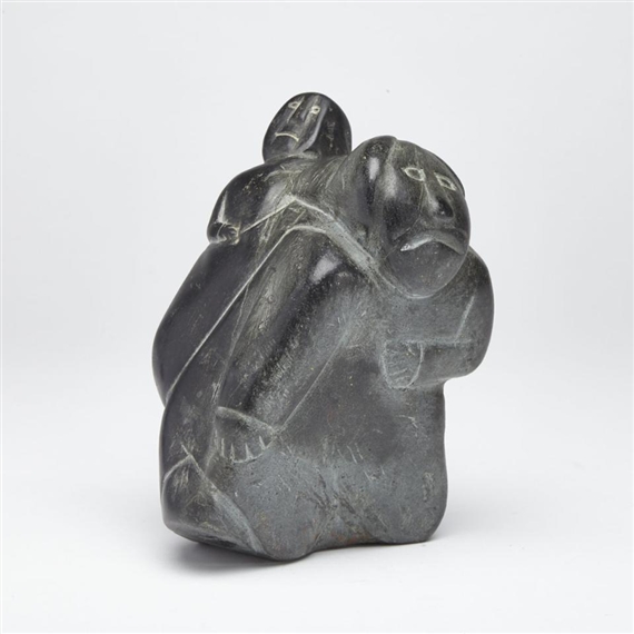 Edward Iootna | Mother Carrying Child in her Amaut | MutualArt