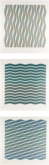 Bridget Riley | 3 WORKS, COLOURED GREYS, COLOURED GREYS. AND COLOURED ...
