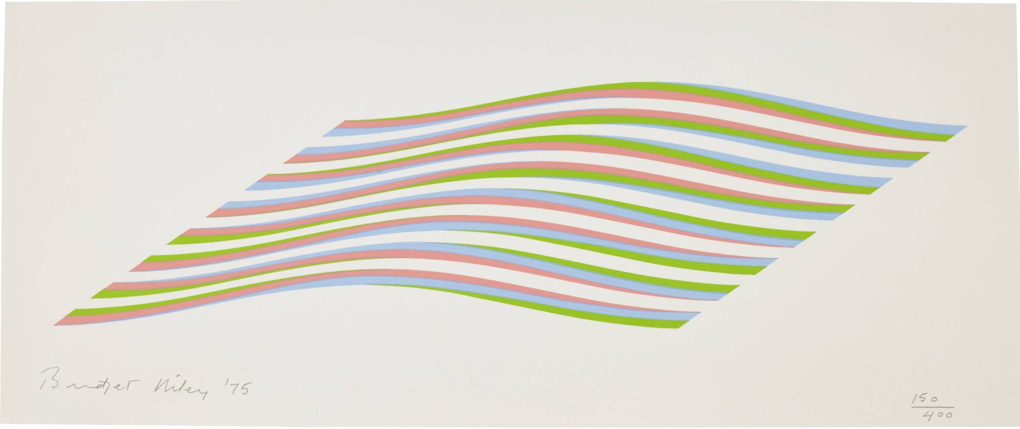 Bridget Riley | UNTITLED (WAVE) (S. 20) (1975) | MutualArt