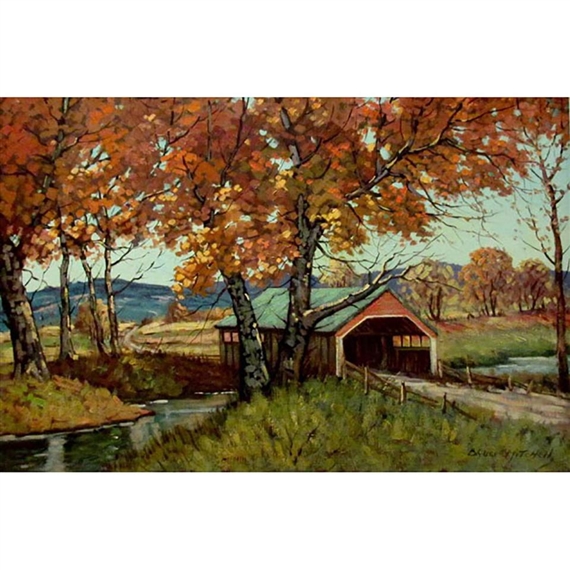 Bruce Mitchell | THE COVERED BRIDGE | MutualArt