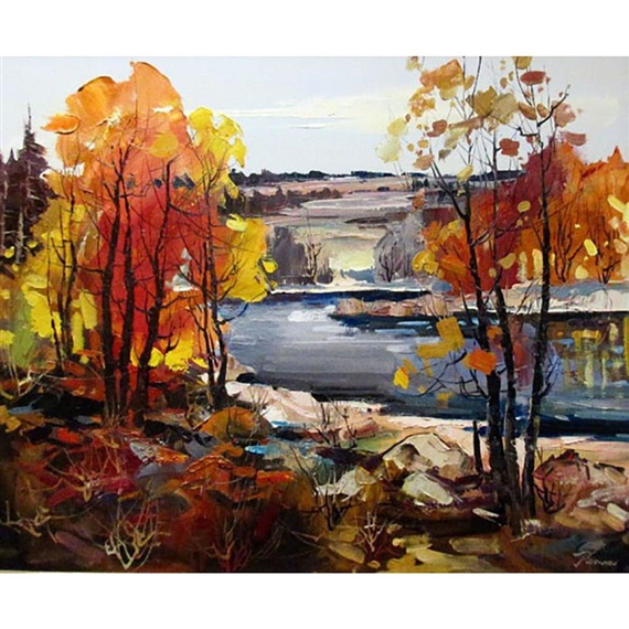 William Parsons | Untitled (Autumn Landscape) | MutualArt