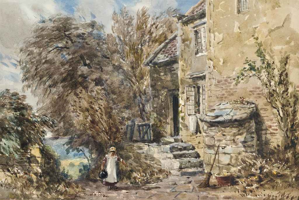 David Cox Sr. | A windmill in a landscape | MutualArt