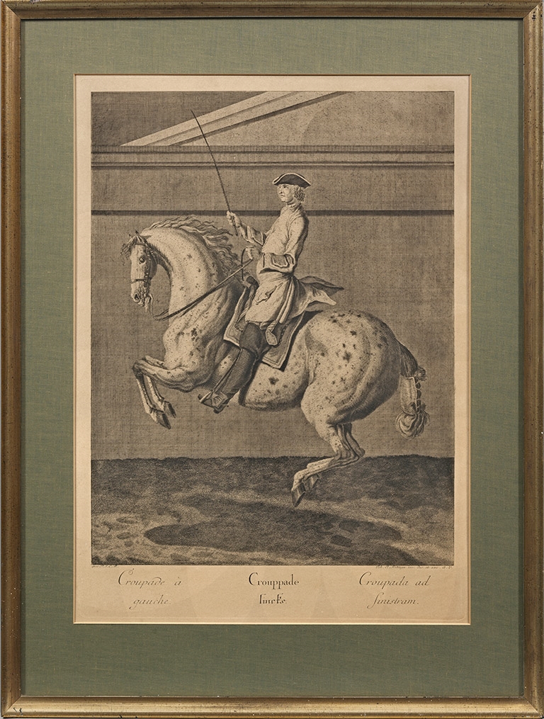 Johann Elias Ridinger | Vier Blätter mit Reiterdarstellungen aus Die ...