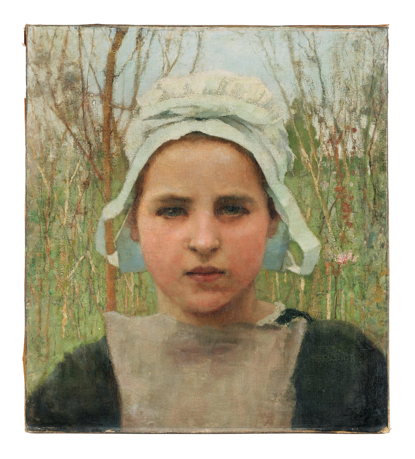 George Clausen | A moment's rest (1882) | MutualArt