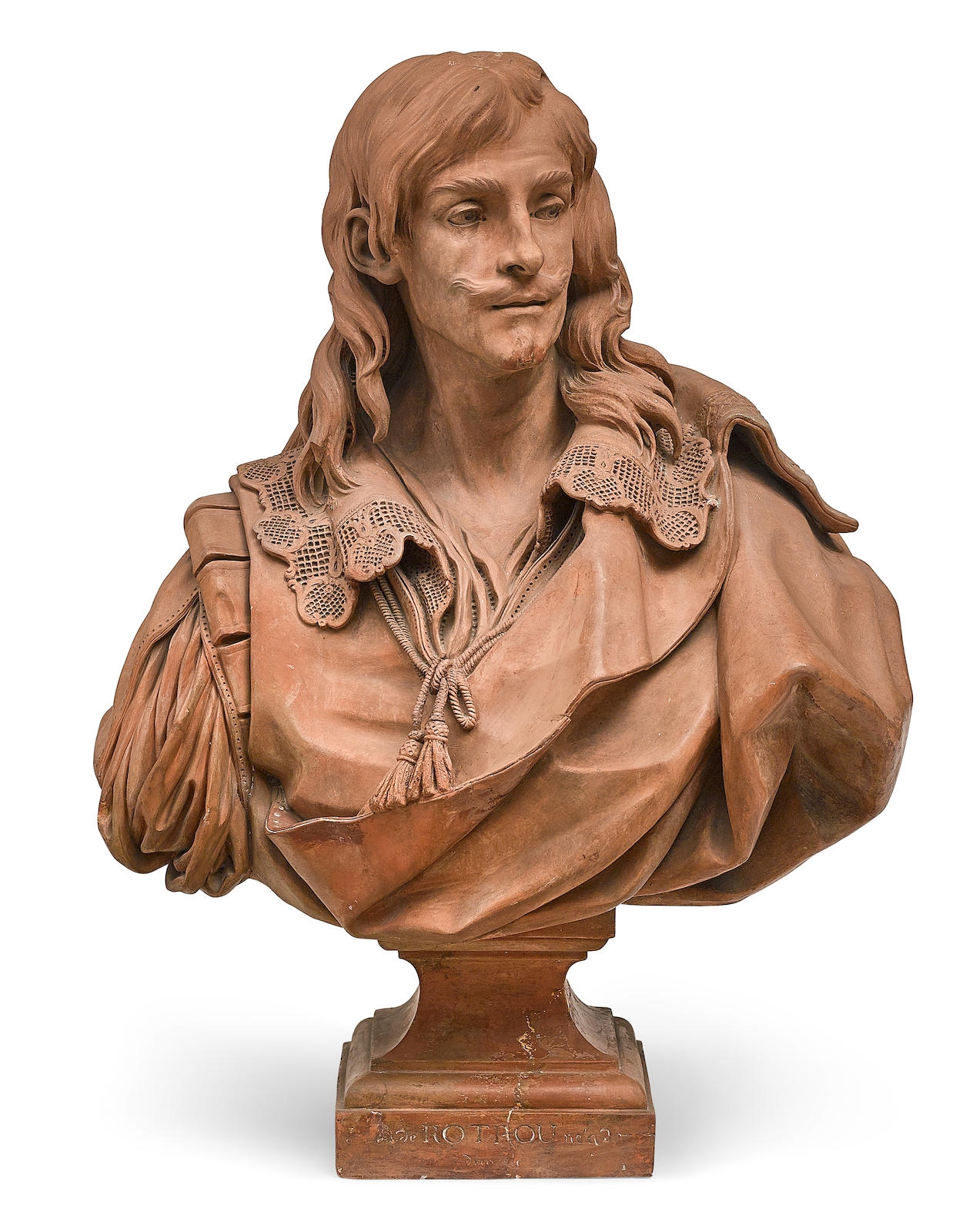 Jean-Jacques Caffieri | A French terracotta bust of Jean de Rotrou ...
