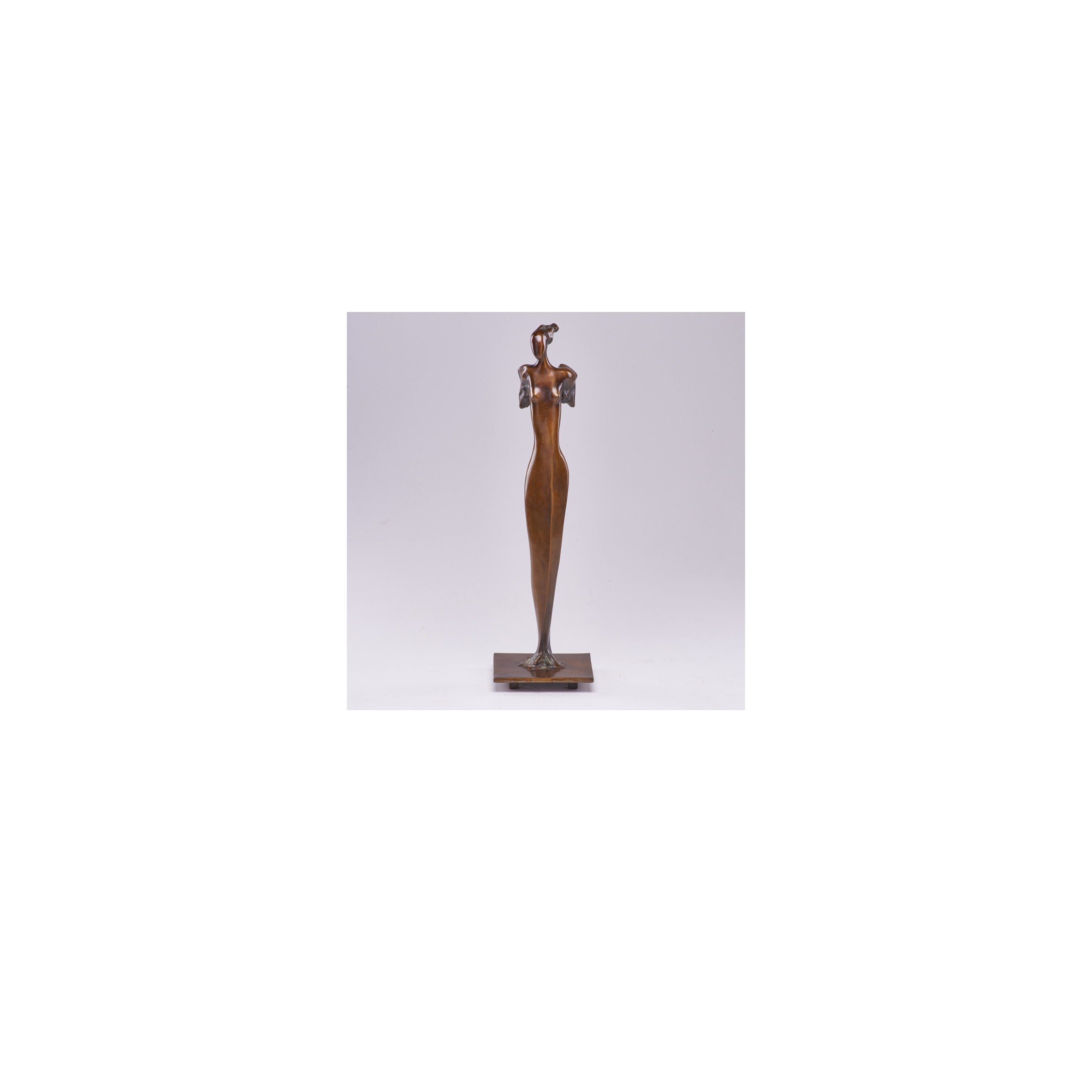 David Pearson | Tabletop sculpture of a winged figure | MutualArt