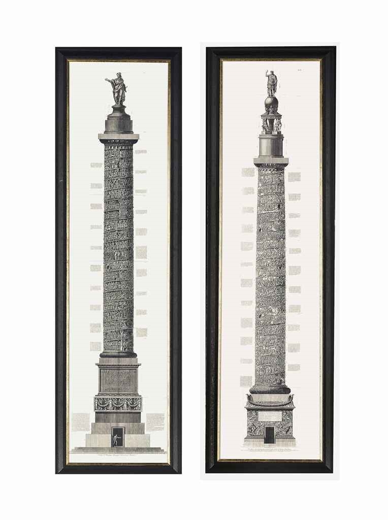 Giovanni Battista Piranesi | The Columns of Trajan and Marcus Aurelius ...