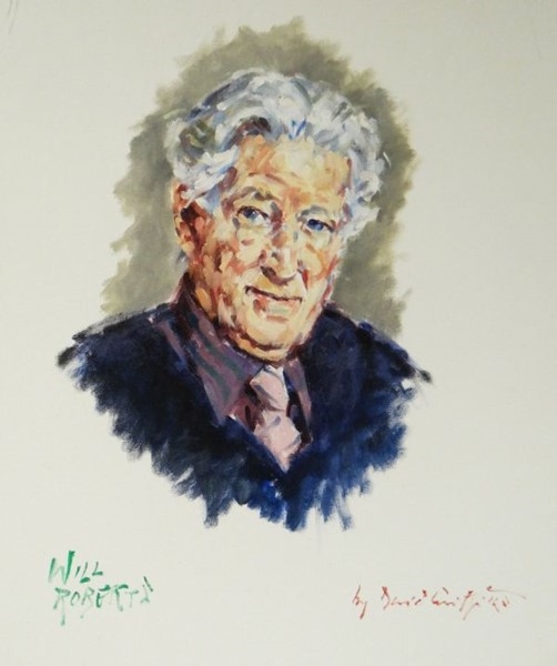 David Griffiths | Head & shoulders portrait of artist Will Roberts ...