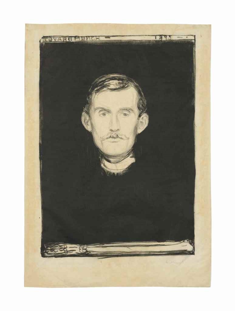 Edvard Munch | Self-Portrait (1895) | MutualArt