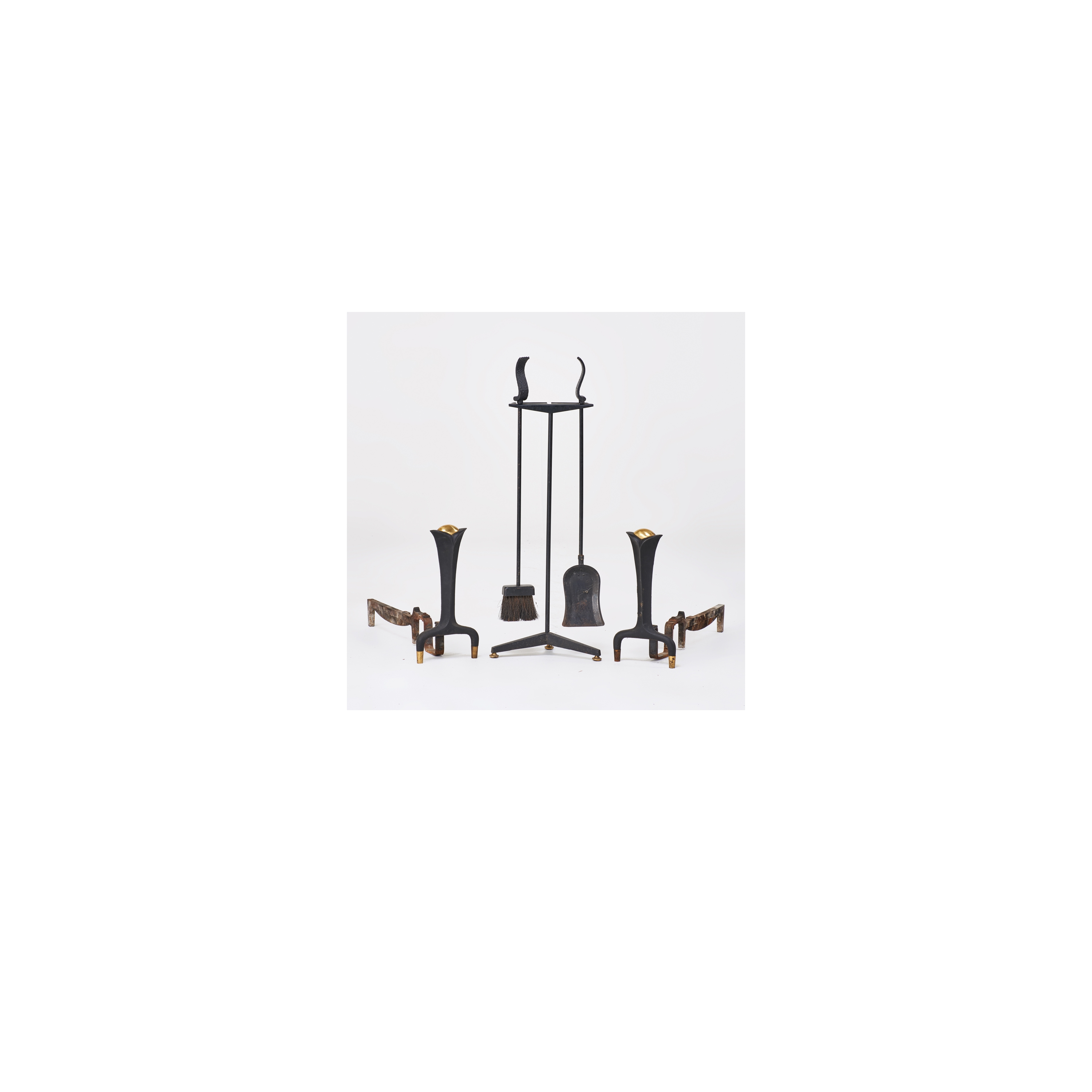 Donald Deskey | 3 Works: Wrought Iron Set | MutualArt