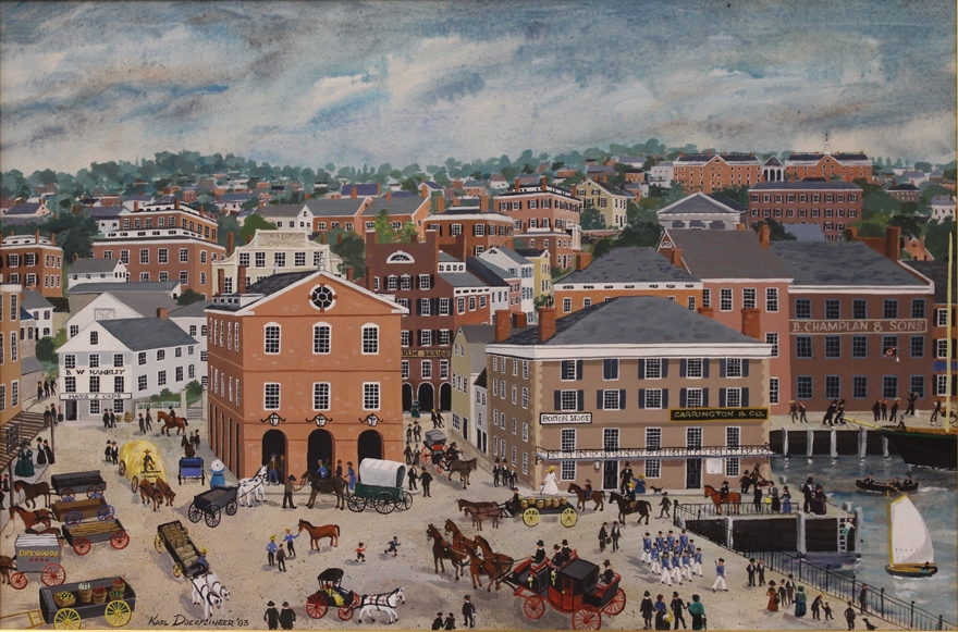 Karl Doerflinger | The Old Market Place, Providence, Rhode Island (1983 ...