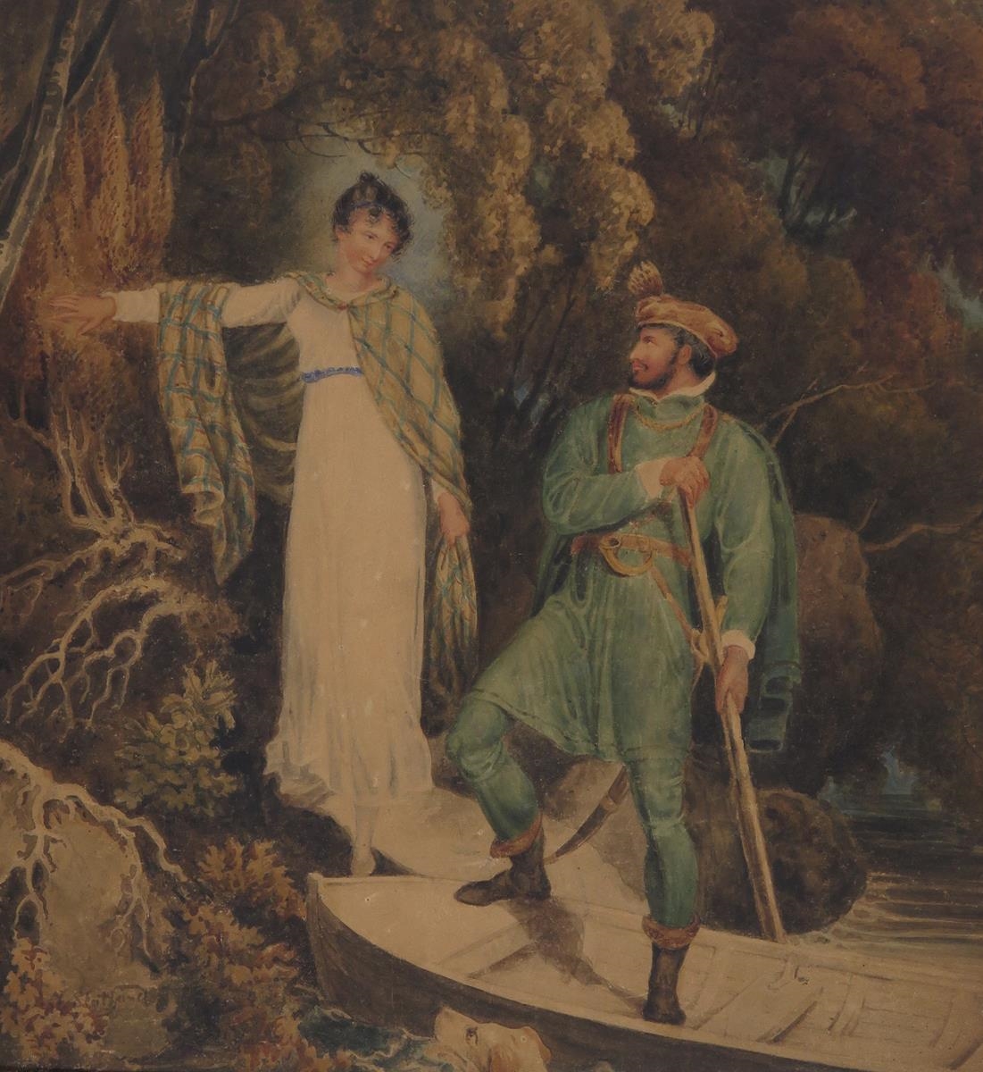 Thomas Stothard | Scene from Sir Walter Scott's poem The Lady of the ...