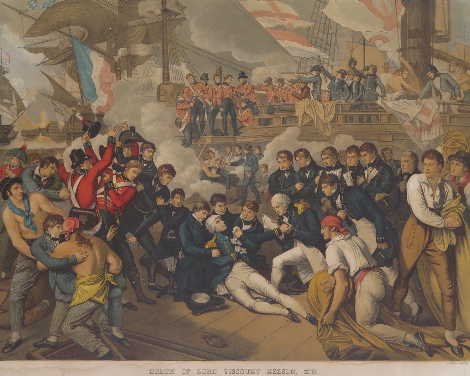 Benjamin West | Death of Lord Viscount Nelson, K.B. | MutualArt