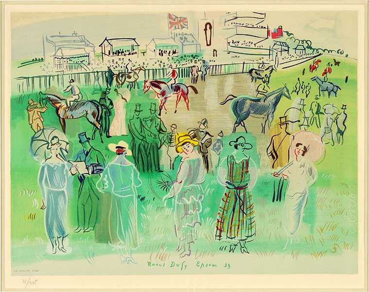 Raoul Dufy | Epsom Races | MutualArt
