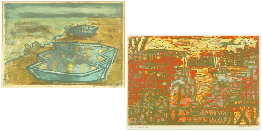Max Kahn | 2 works, Along the River | MutualArt