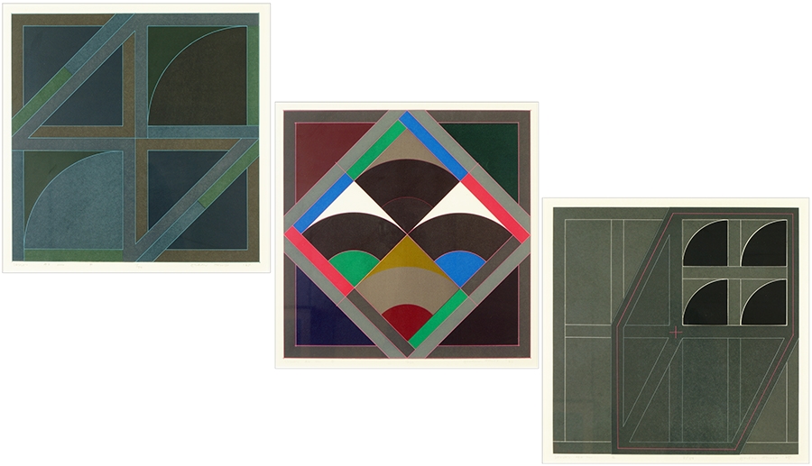Gordon House | 3 works, Series 40 cm C, D, and F (1965) | MutualArt
