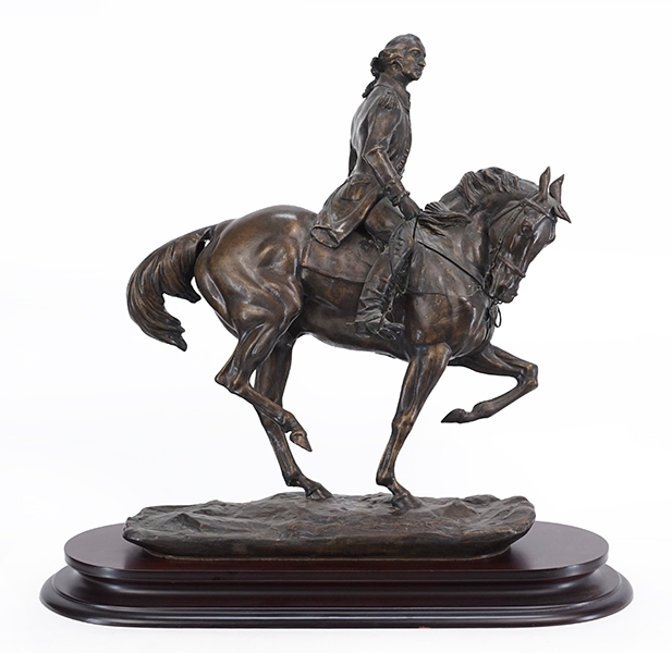 Bernard Winskill | A Royal Worcester Bronze Sculpture of Washington ...