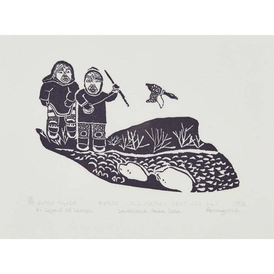 Alasua Amittu Davidialuk | #1 LEGEND OF LUMAK, WAITING FOR GEESE | MutualArt