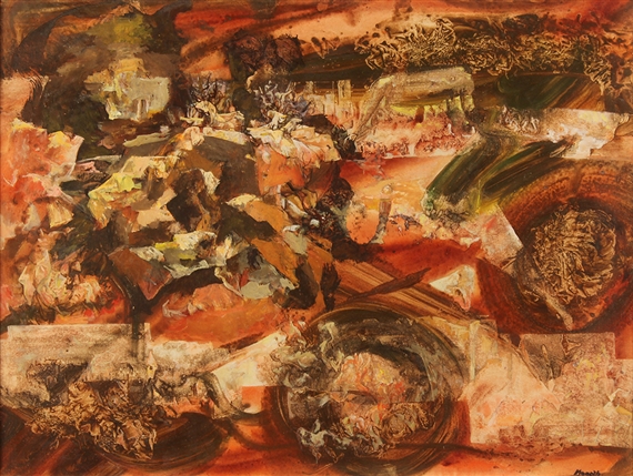 Kenneth Callahan | THE PLAIN (1956) | MutualArt