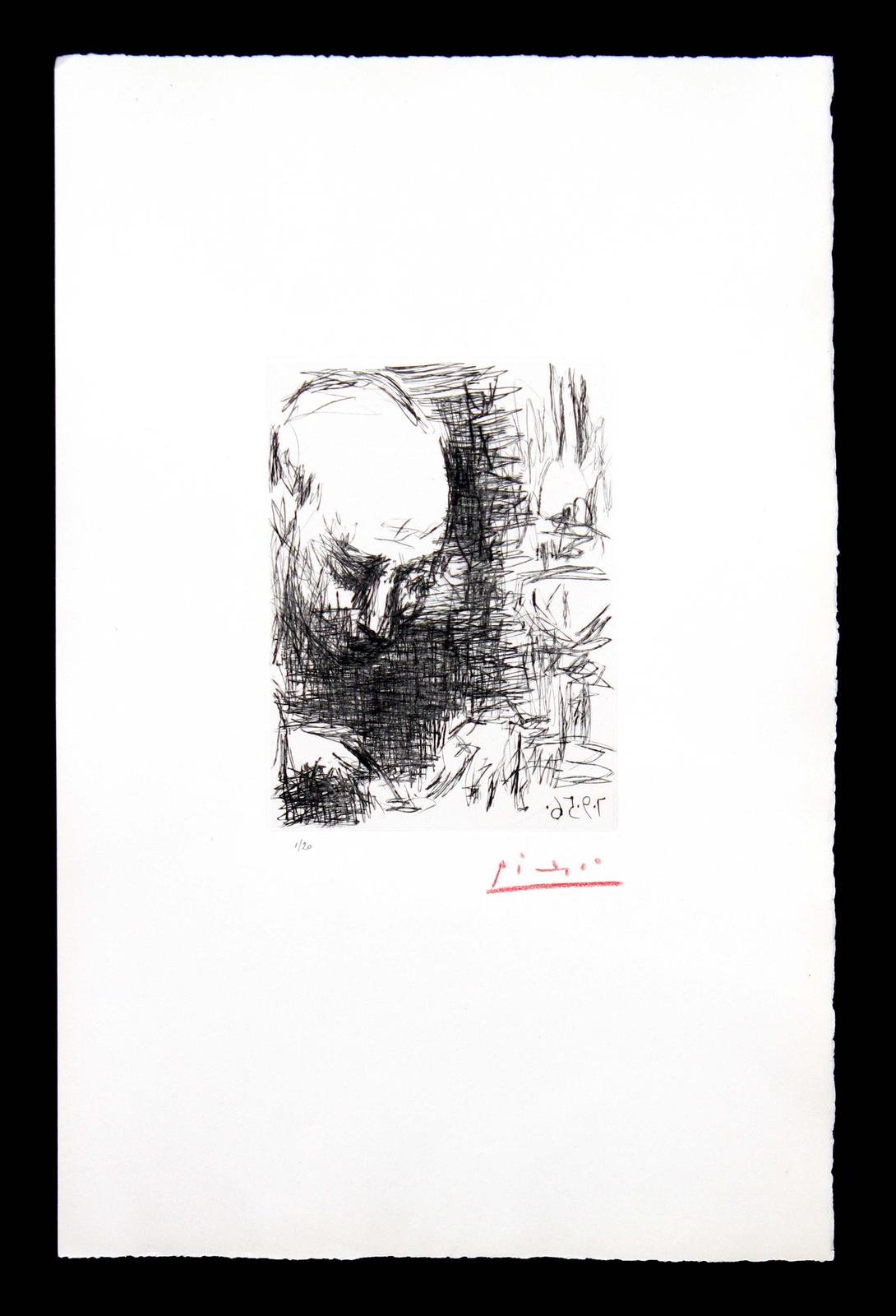 Pablo Picasso | Portrait de Max Jacob (1956) | MutualArt