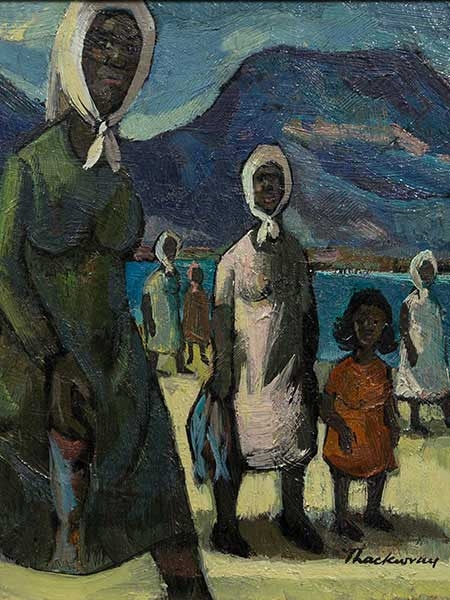 James Vicary Thackwray | Coloured Women with Fish | MutualArt