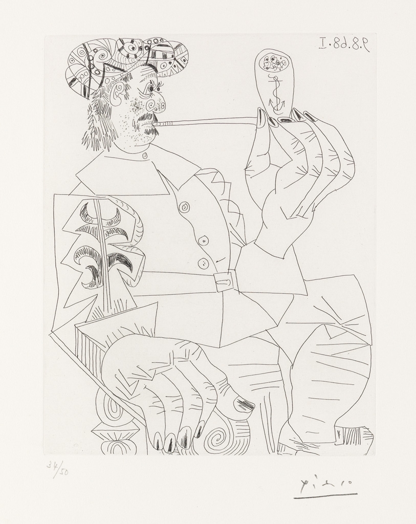 Pablo Picasso | Series 347:260 (1968) | MutualArt
