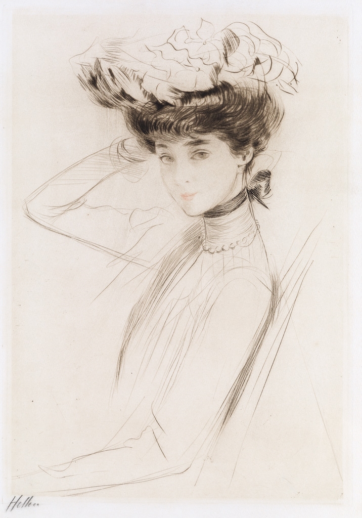 Paul César Helleu | Portrait of Madame Helleu (Circa 1900) | MutualArt