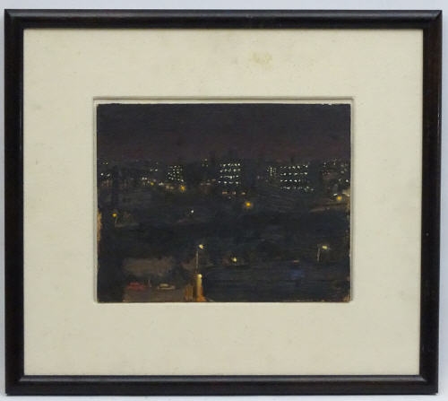 Danny Markey | Park at Night (1990) | MutualArt