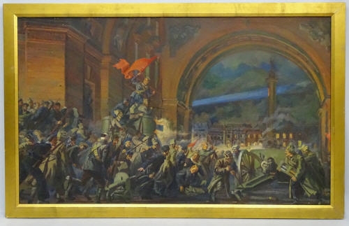 Pavel Sokolov-Skalya | October Revoluction, The Bolsheviks Storming of ...