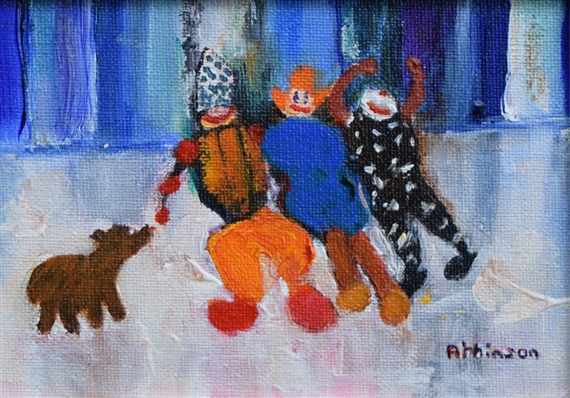 Sue Atkinson | The Three Clowns | MutualArt