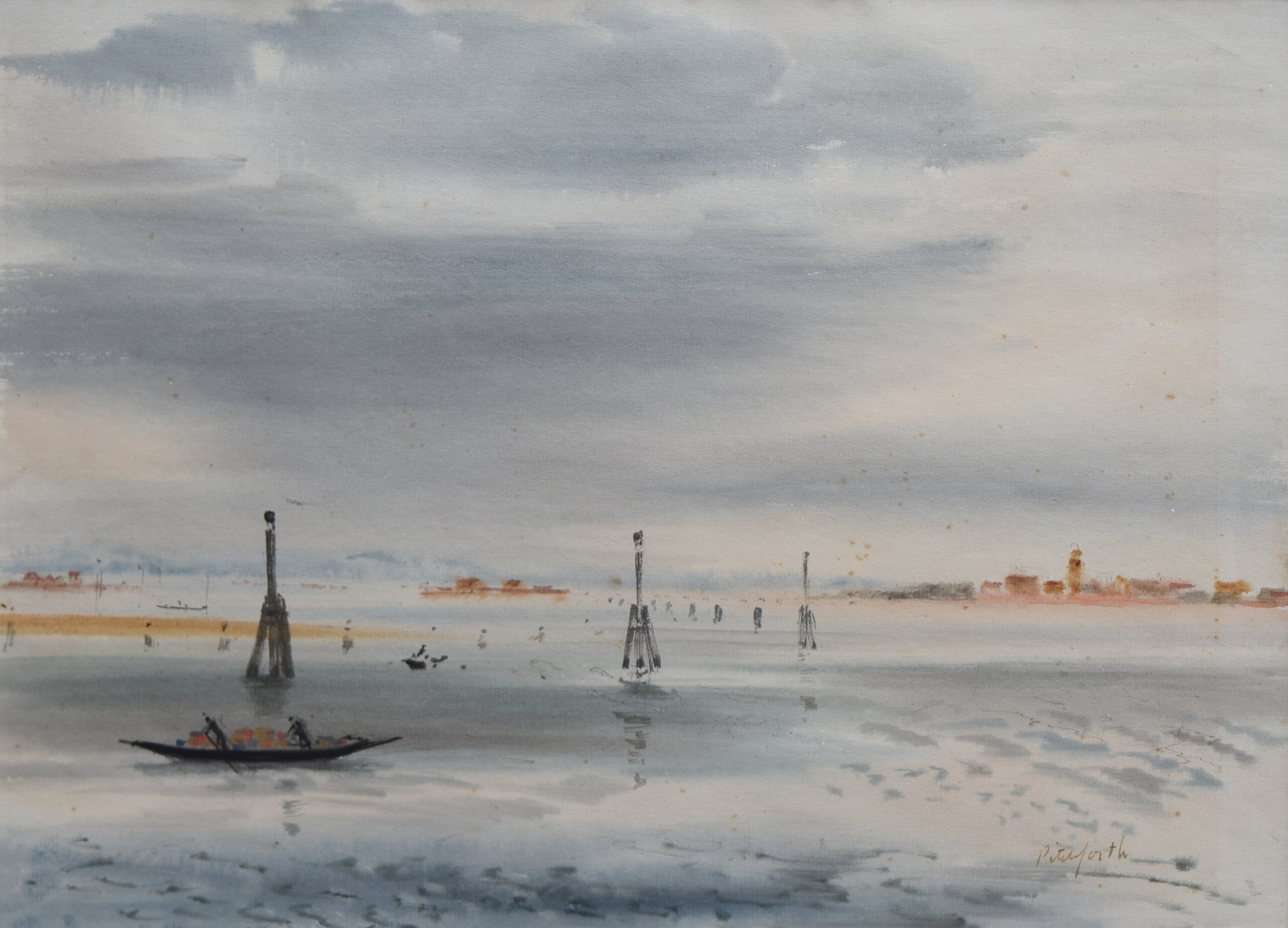 Roland Vivian Pitchforth | Lagoon, Venice | MutualArt