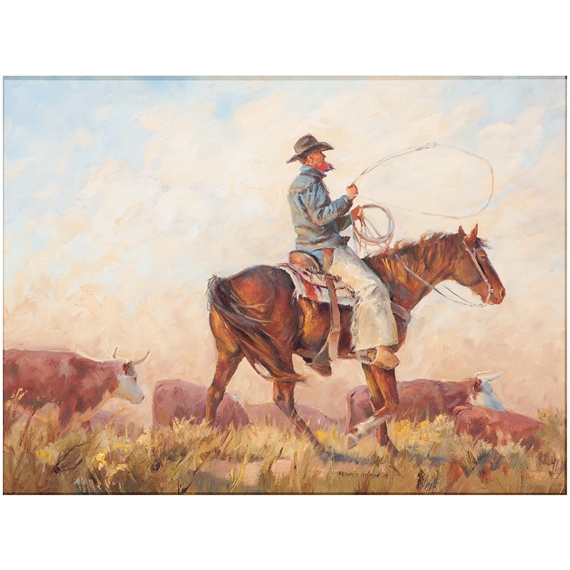 Shawn Cameron | Cattle Drive | MutualArt