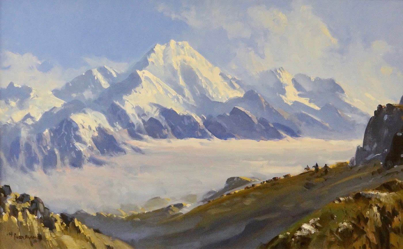 Peter Beadle | Mt Cook and the Tasman Valley from the Tekapo Road ...