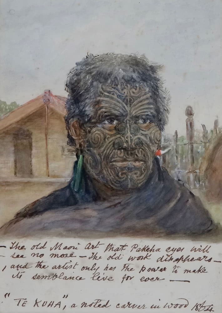 Horatio Gordon Robley | Te Kuha (1864) | MutualArt