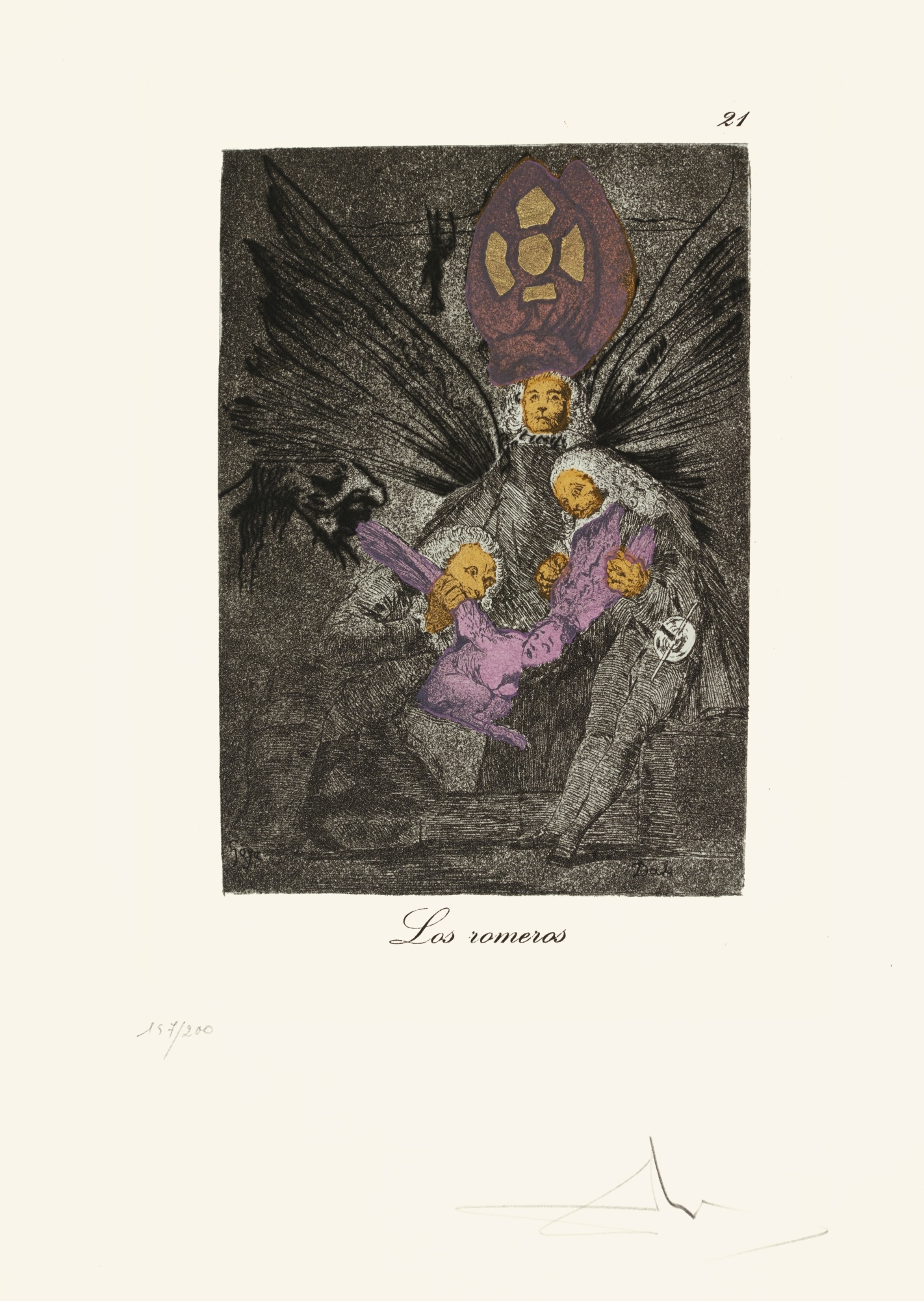 Salvador Dalí | PORTFOLIO OF 80 WORKS: LES CAPRICES DE GOYA DE DALI ...