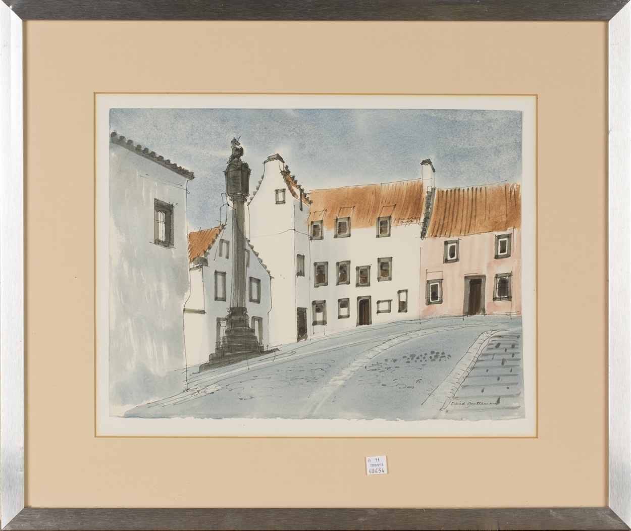 David Gentleman | A Village in France | MutualArt