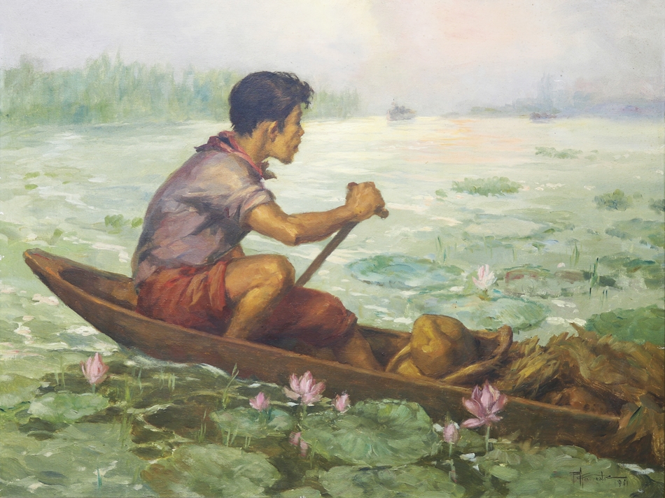 Fernando Amorsolo | Ligawan (1963) | MutualArt